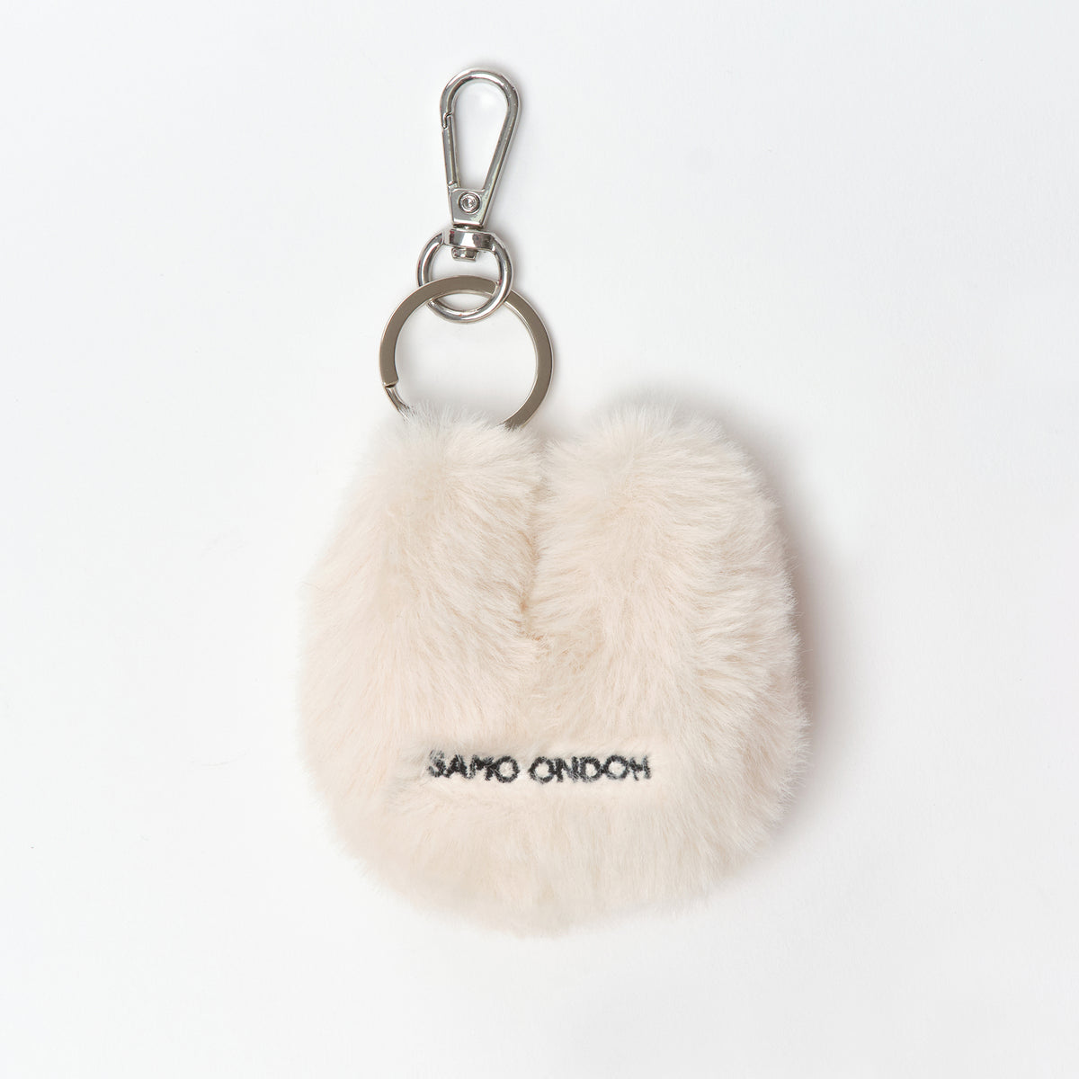tokiyom keychain eco fur ivory