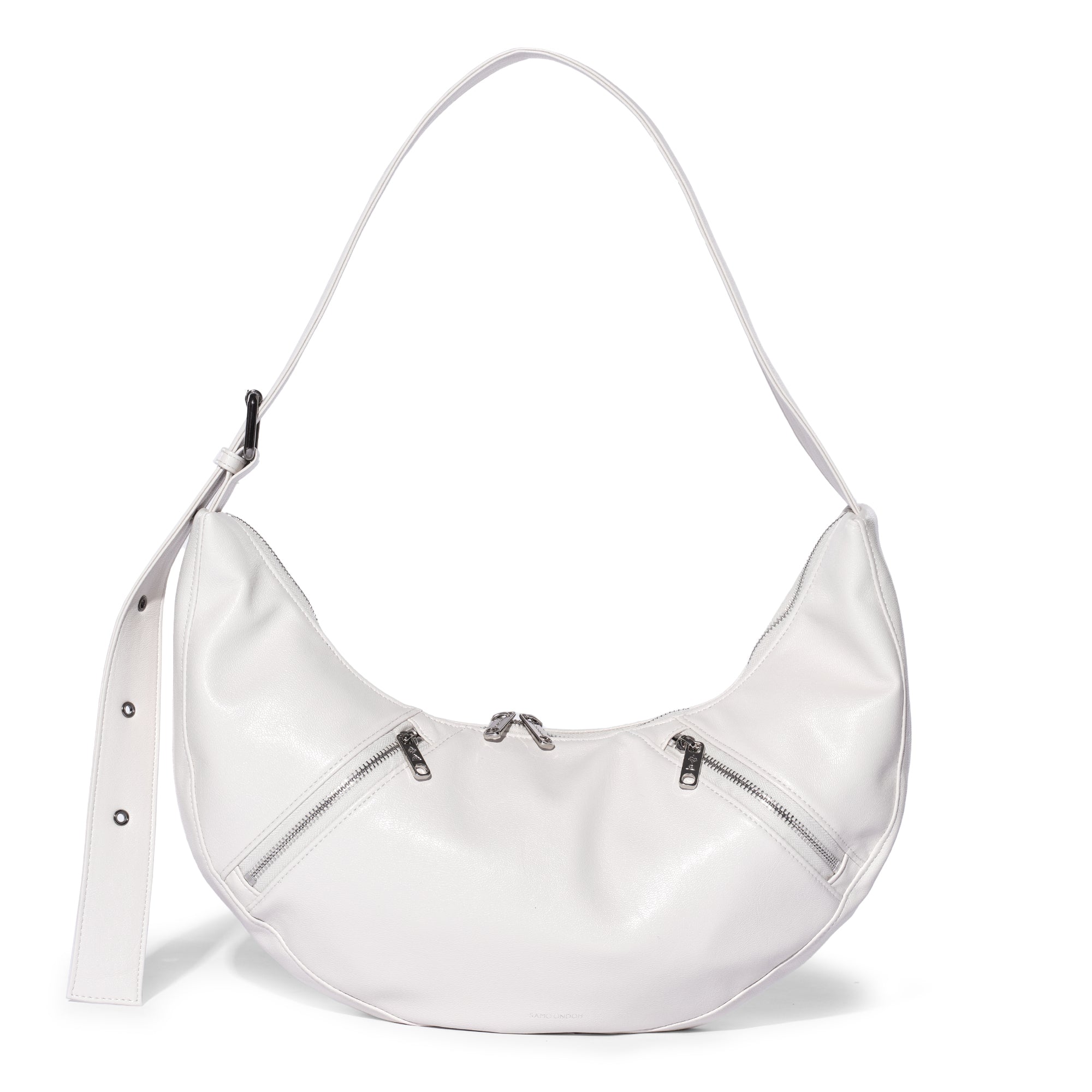 apple sling bag M goat cream