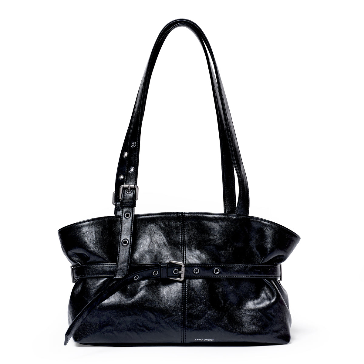 le belt bag M baked black