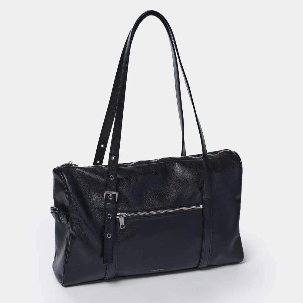 museum bag L goat black