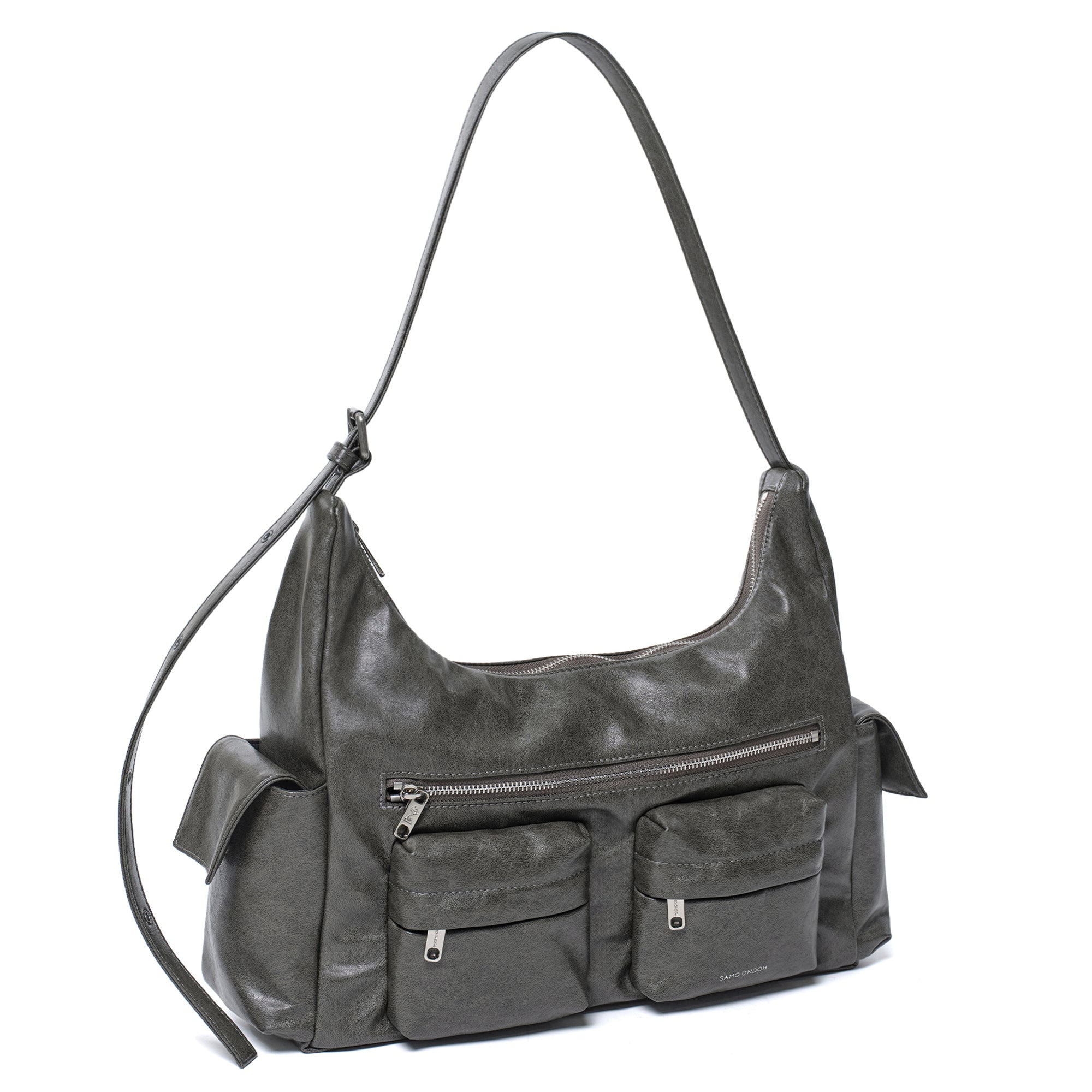 pocket mug bag L veg gray