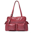 pocket utility bag L goat red