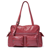 pocket utility bag L goat red